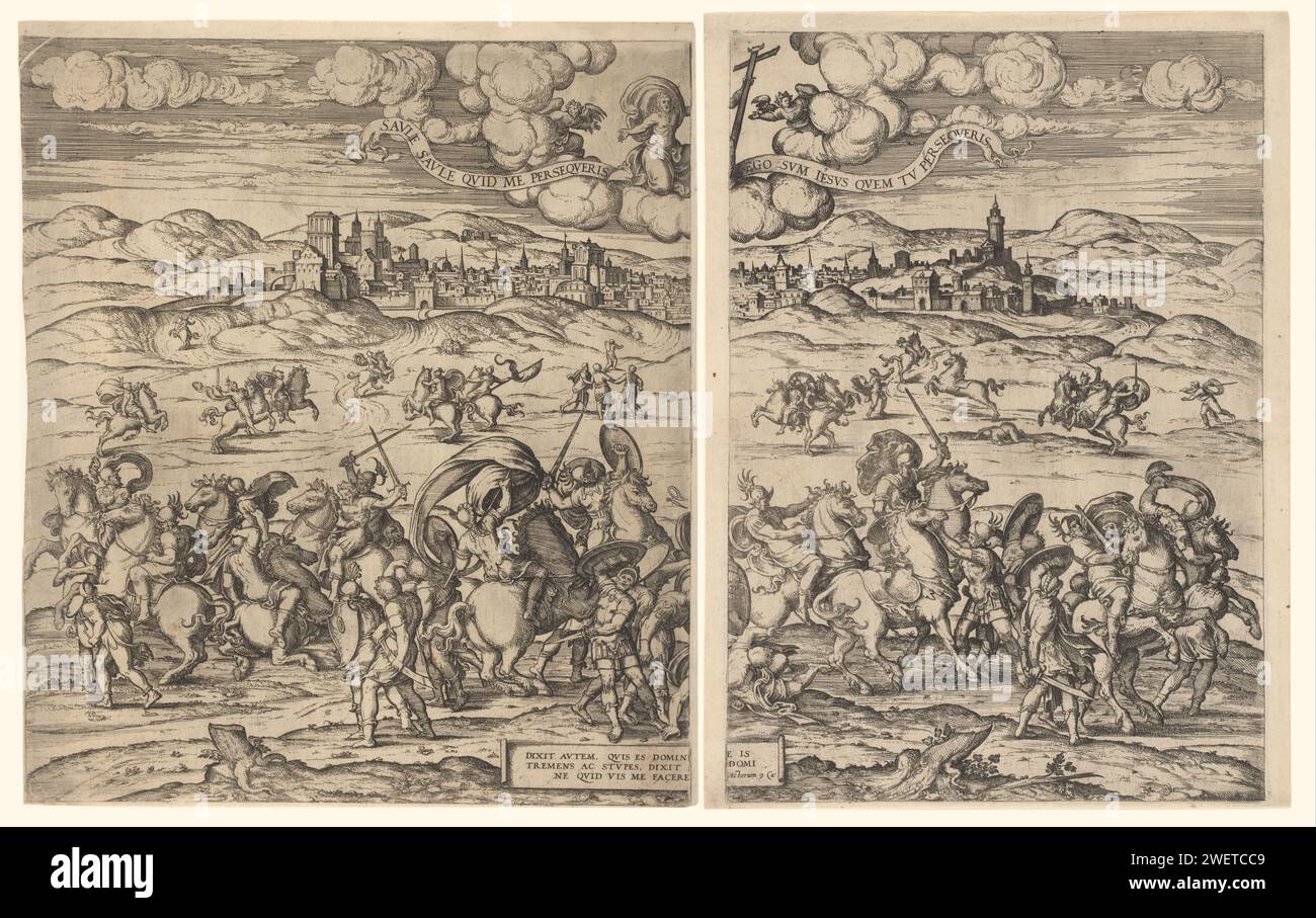 Conversion of Paulus, Pieter van der Borcht (I), After Anonymous, 1545 ...