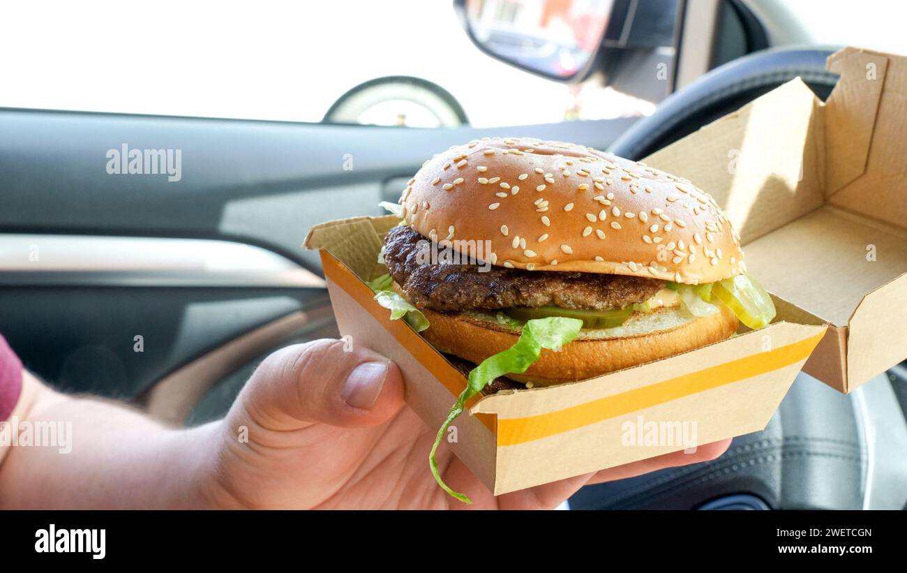 Big mac box hi-res stock photography and images - Alamy