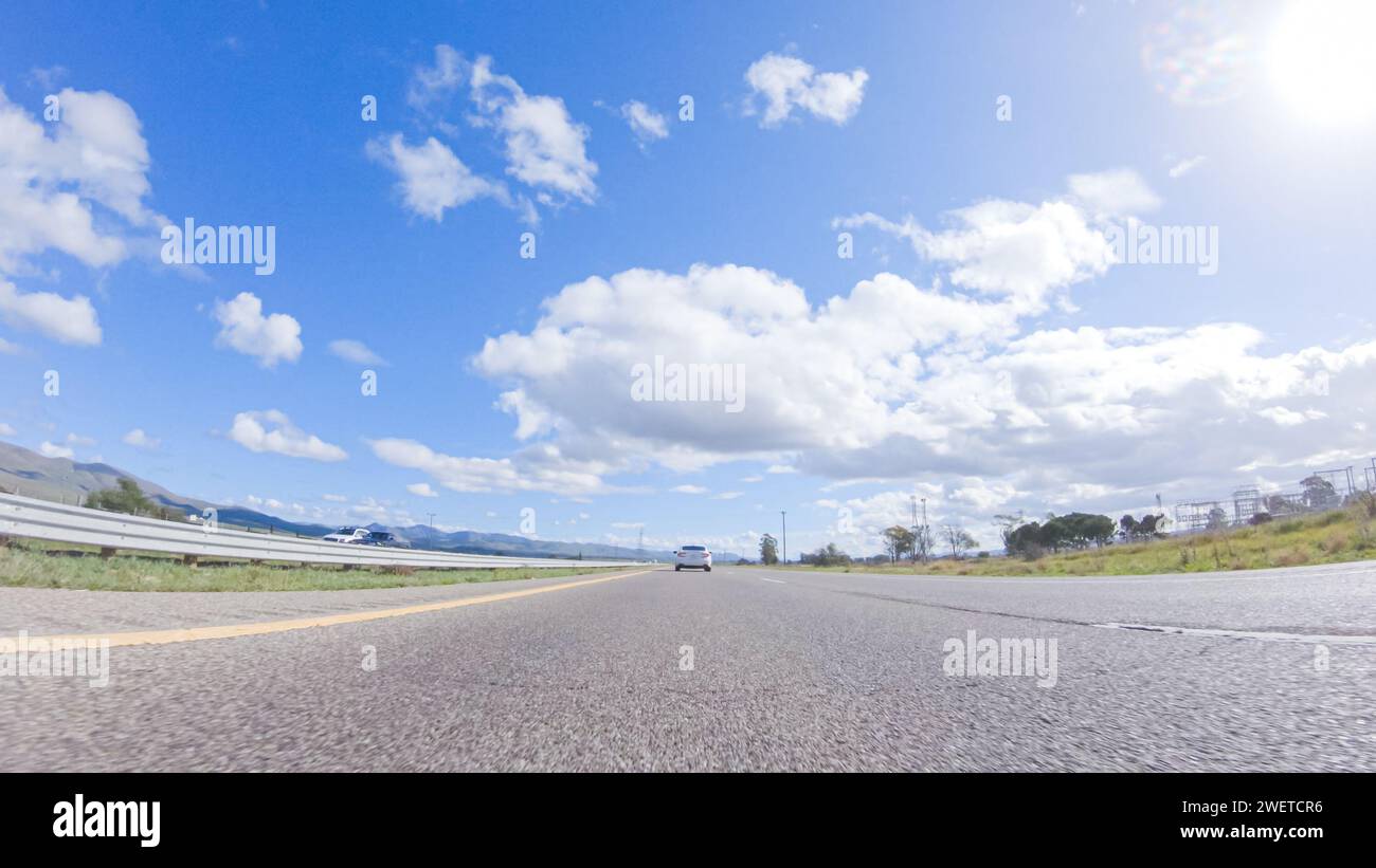Winter Drive along Sunny Highway 101 near Santa Maria Stock Photo - Alamy