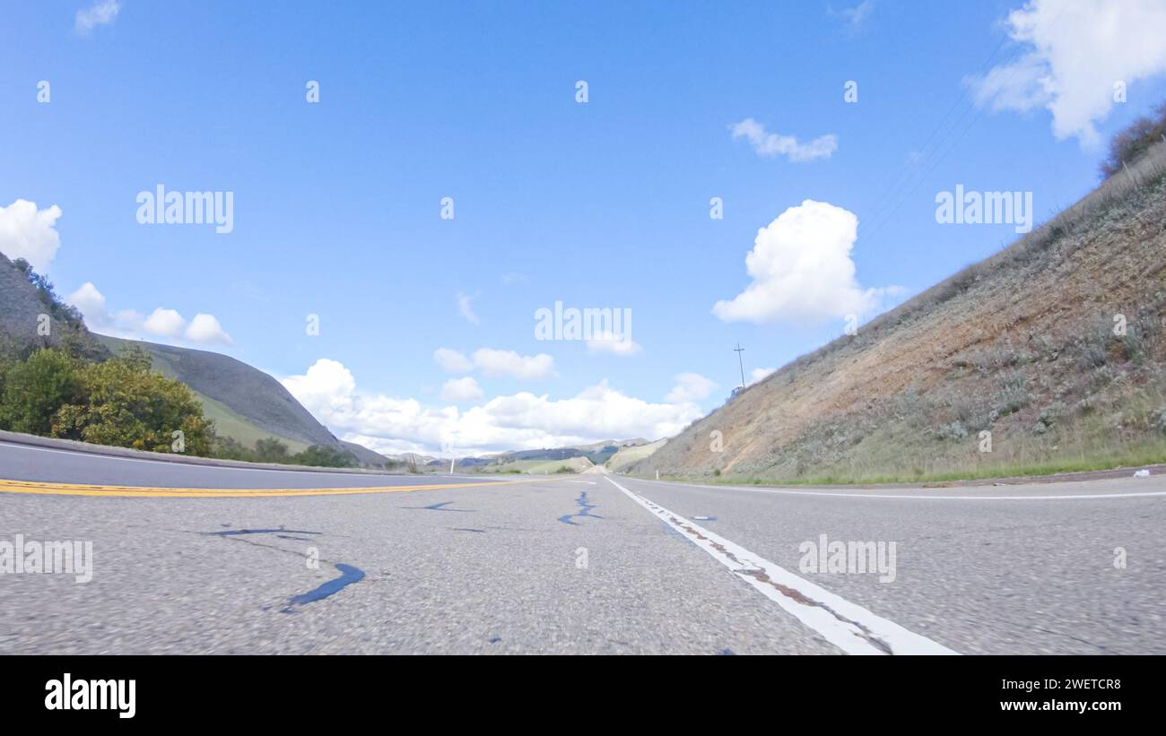 Winter Drive along Sunny Highway 101 near Santa Maria Stock Photo - Alamy