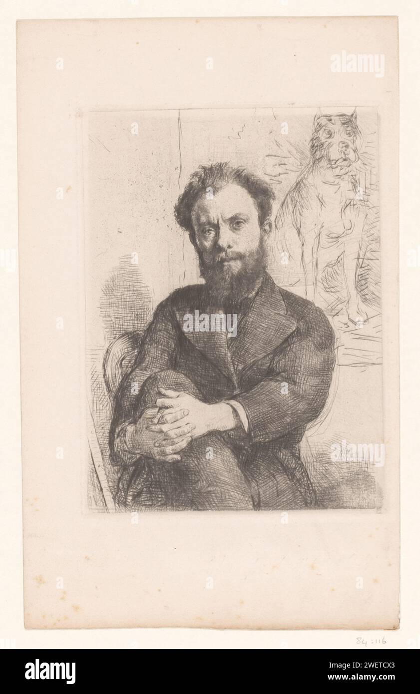 Self portrait marcellin desboutin hi-res stock photography and images ...