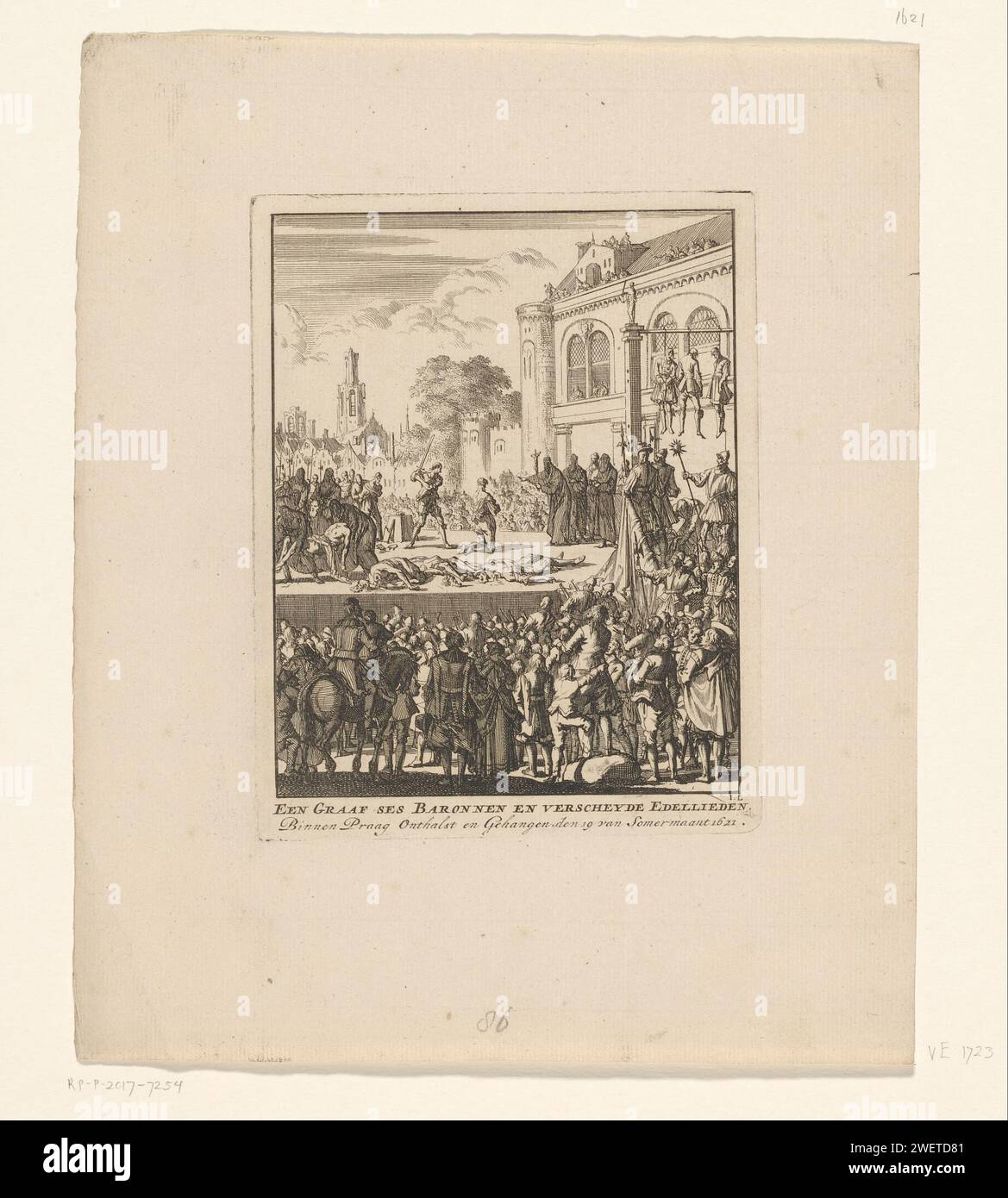 Execution of the followers of the reports King Frederik V in Prague ...