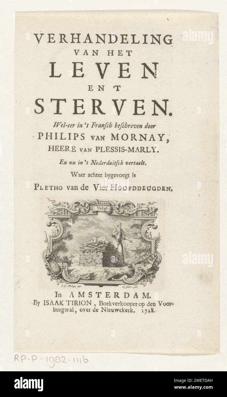 Abraham and the sacrifice of Isaac, Jan Caspar Philips, 1728 print ...