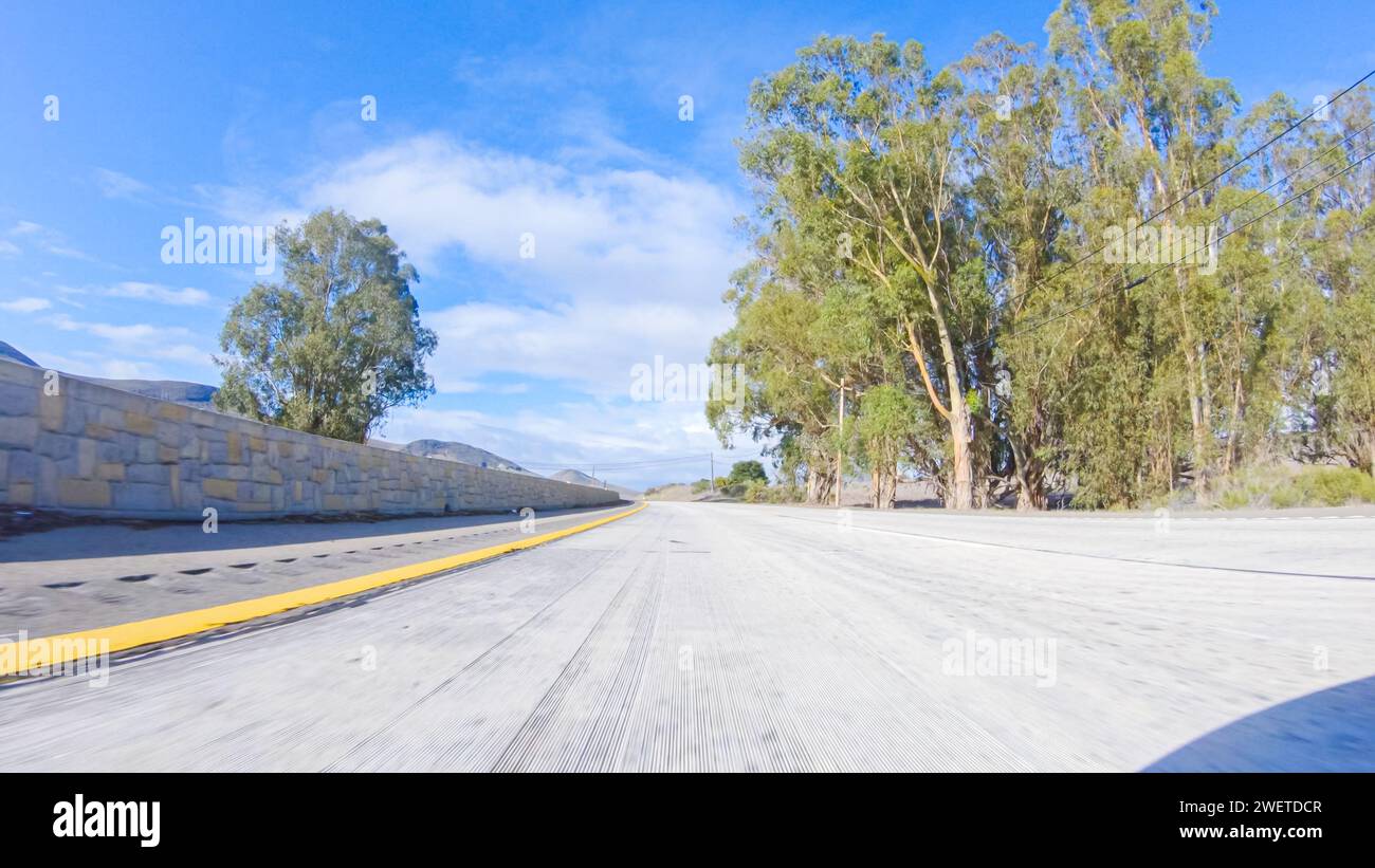 Highway 101 california pov hi-res stock photography and images - Alamy