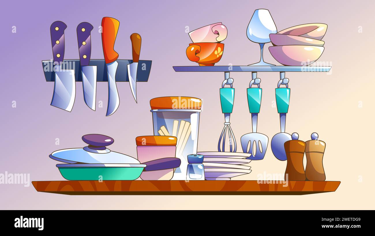 Food setup Stock Vector Images - Alamy