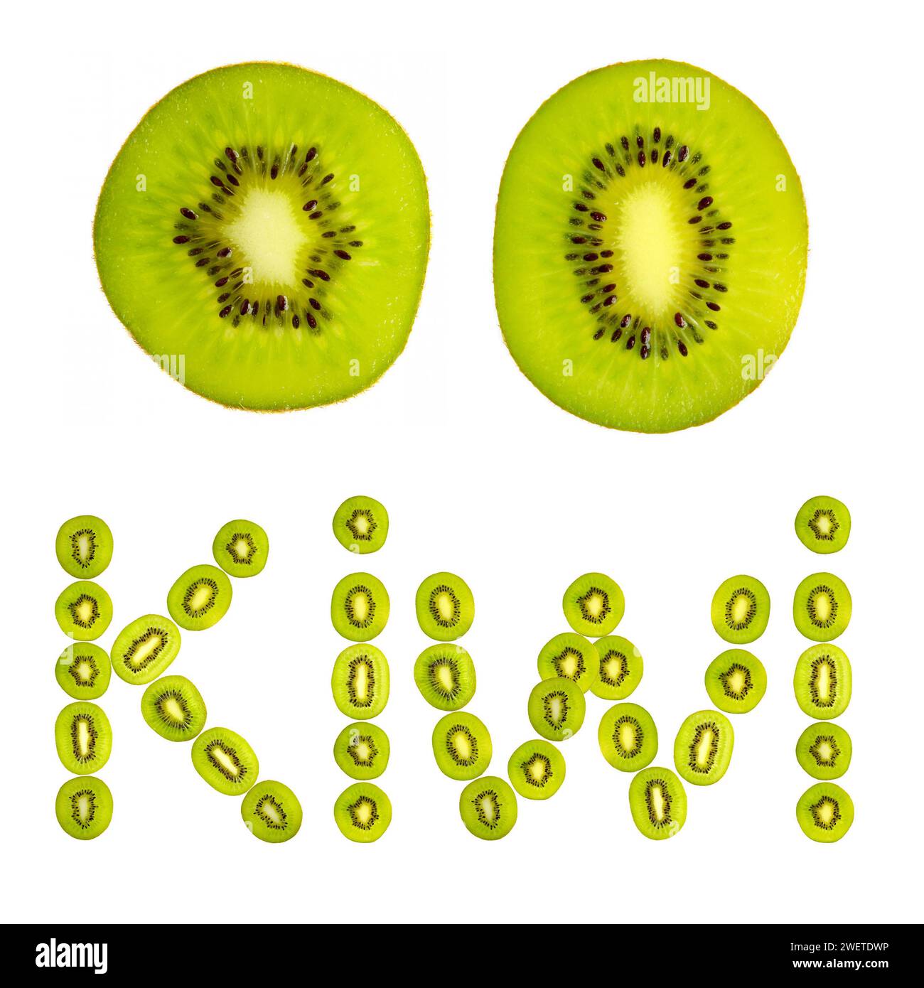 Alphabet from fruit letter Cut Out Stock Images & Pictures - Alamy