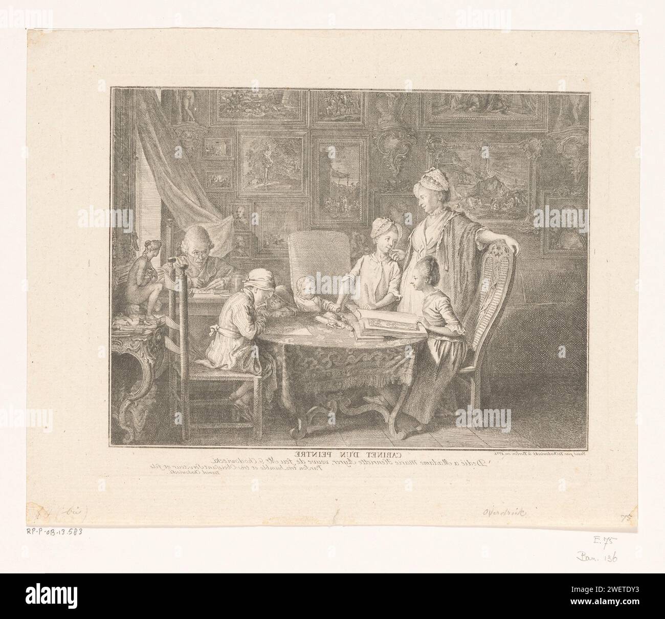 Group portrait of Daniel Nikolaus Chodowiecki and his family, Daniel ...