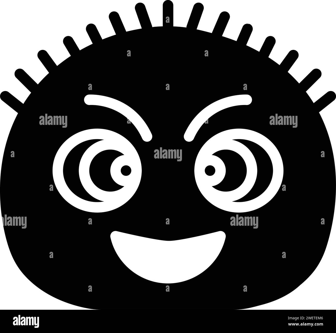 Frizzy vector vectors hi-res stock photography and images - Alamy