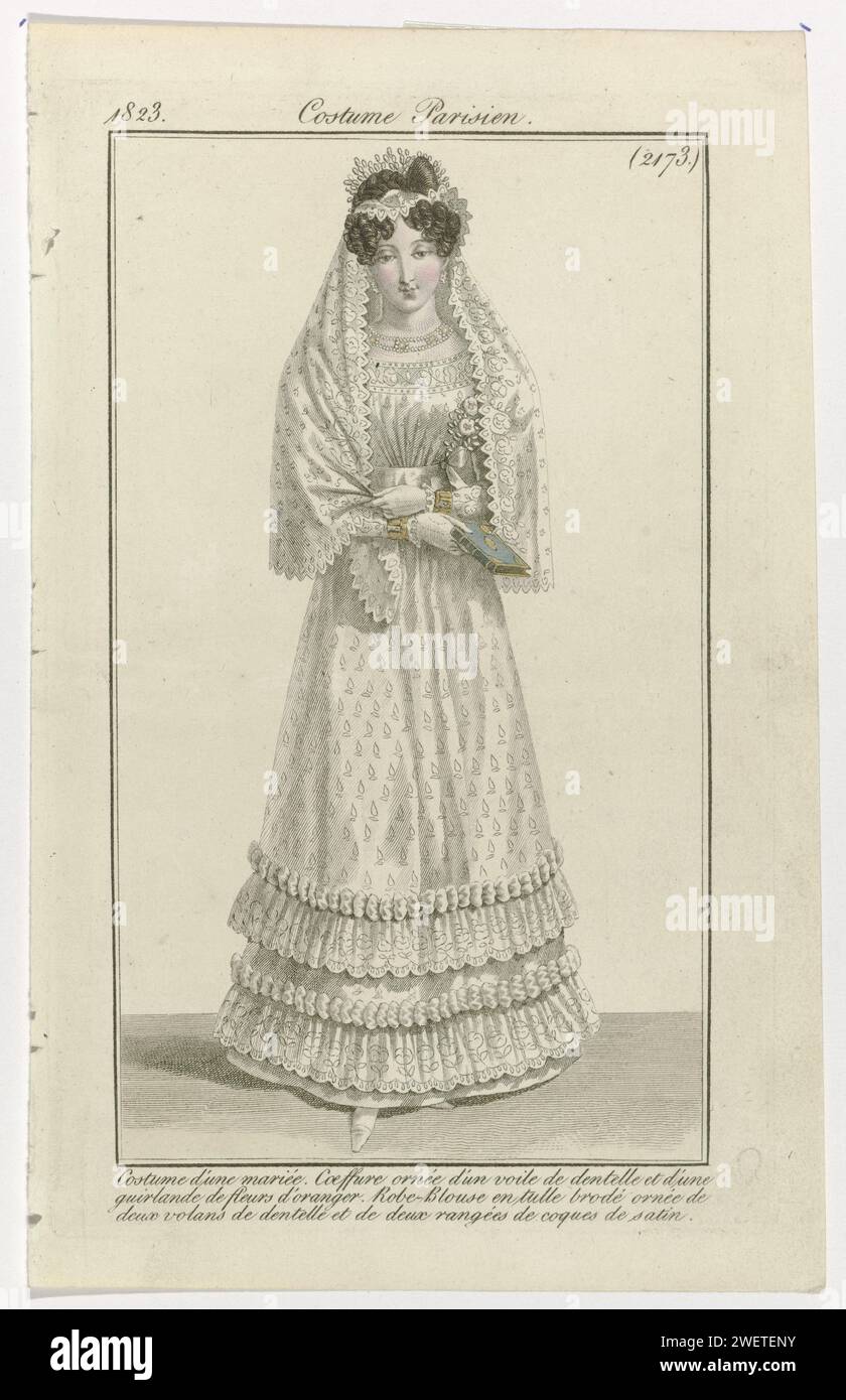 Journal of the ladies and fashions, Parisian costume, August 15, 1823 ...