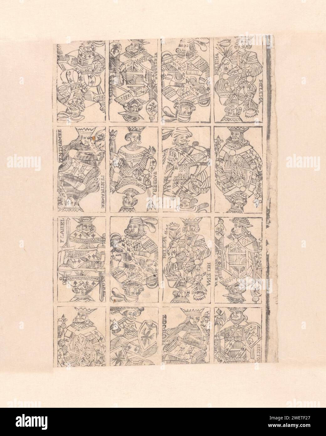 Sixteen playing cards hi-res stock photography and images - Alamy