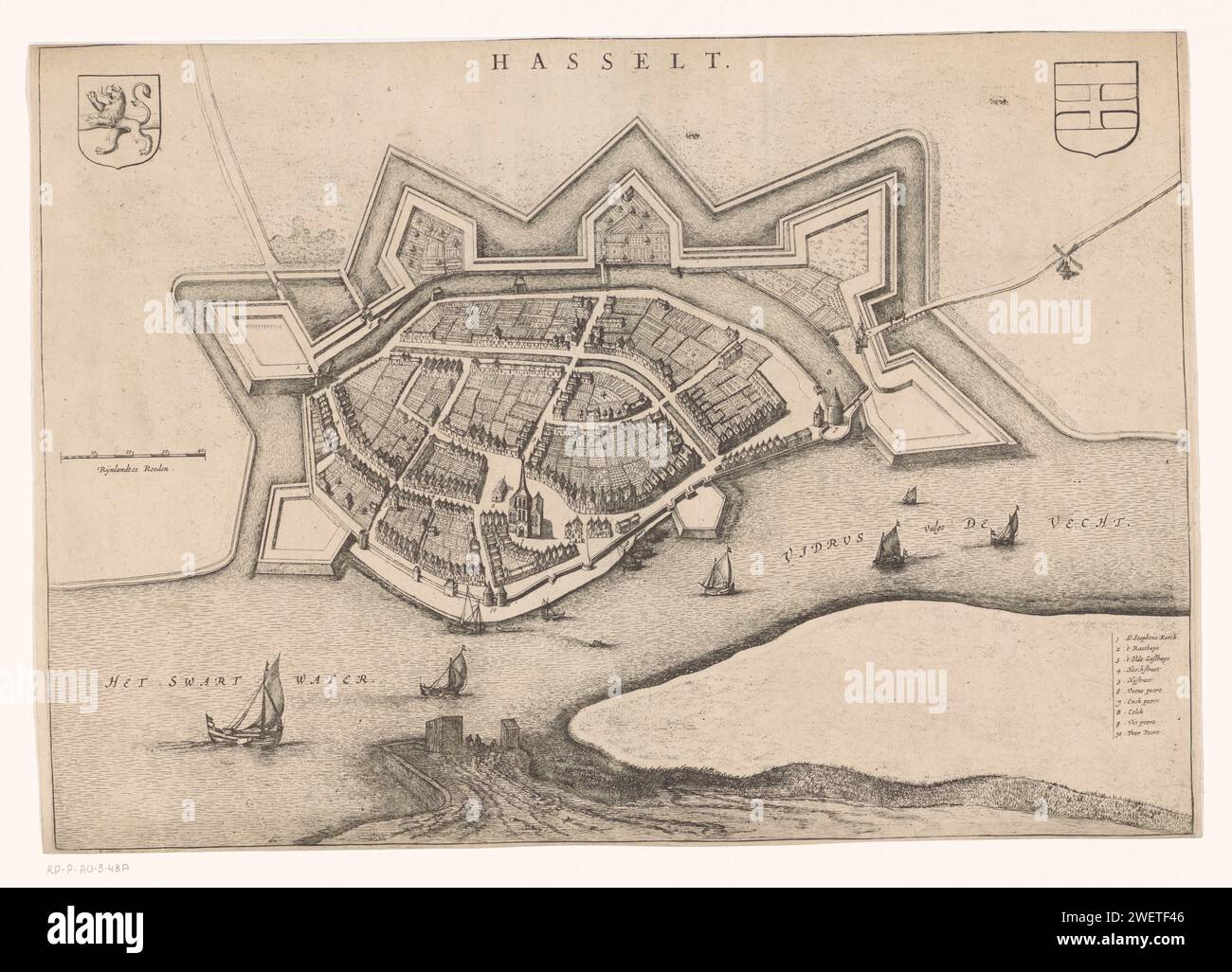 Hasselt map hi-res stock photography and images - Alamy