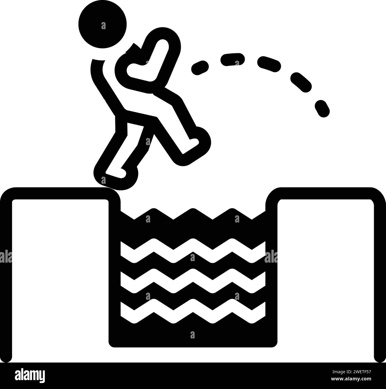 Dare silhouette hi-res stock photography and images - Alamy