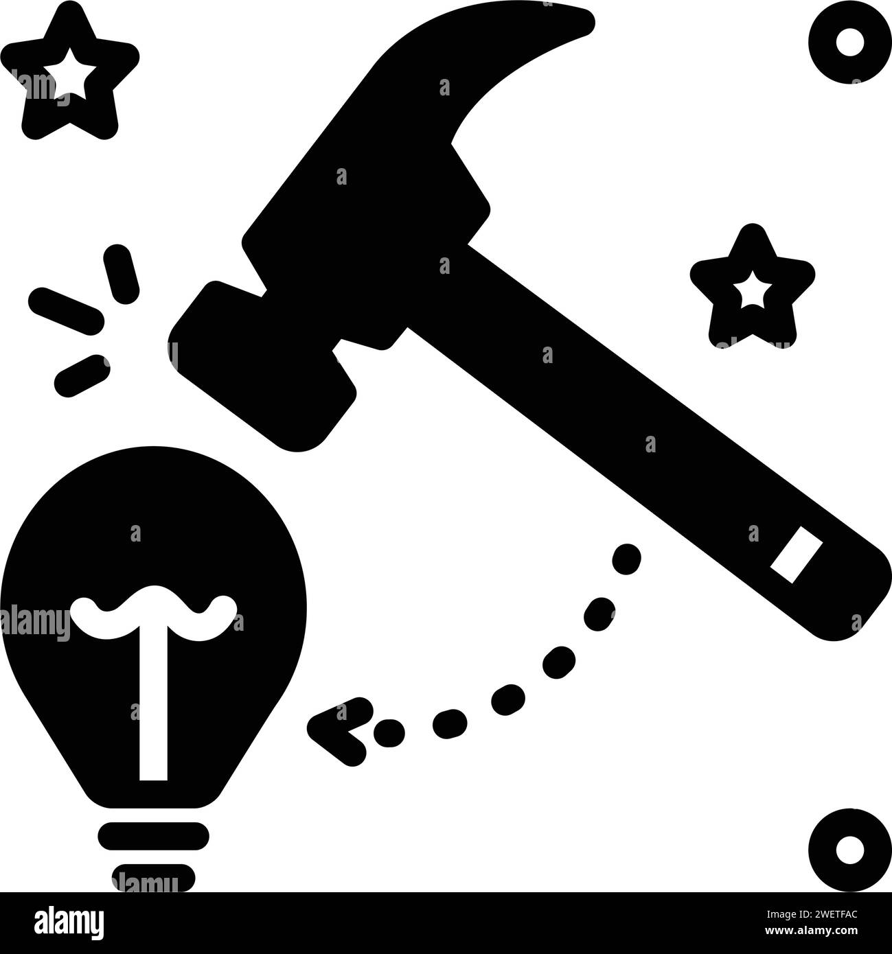 Icon for breakable,fragile Stock Vector Image & Art - Alamy