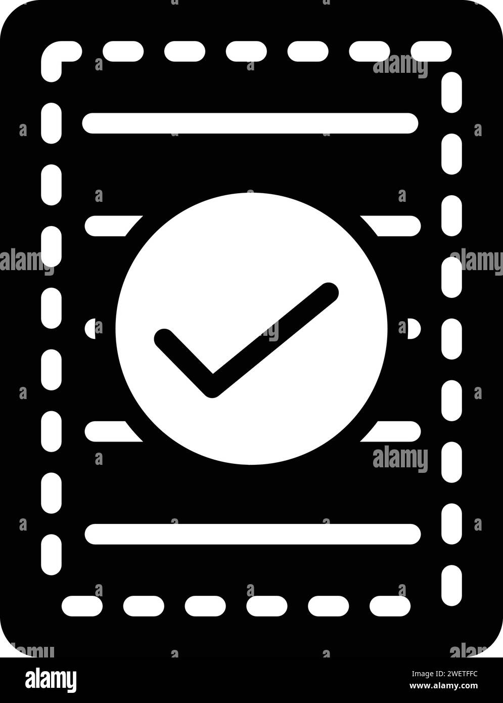 Icon for confirm,endorse Stock Vector Image & Art - Alamy