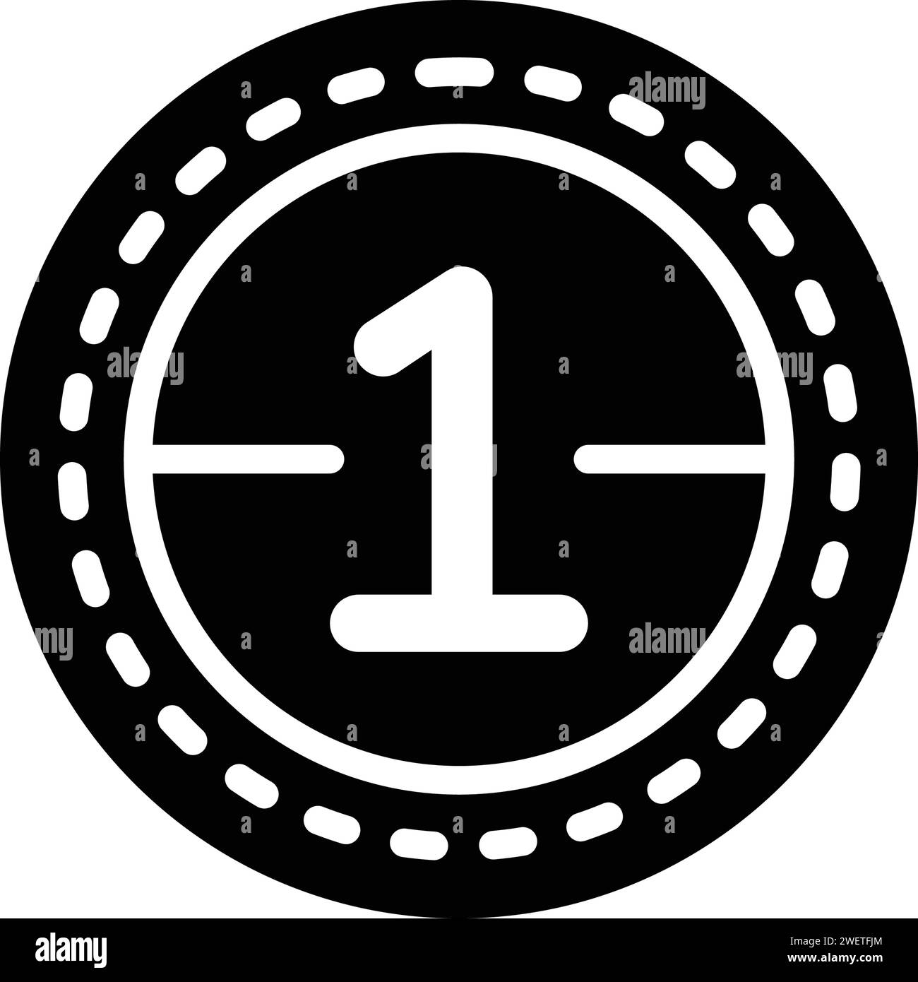 Number one logo Black and White Stock Photos & Images - Alamy