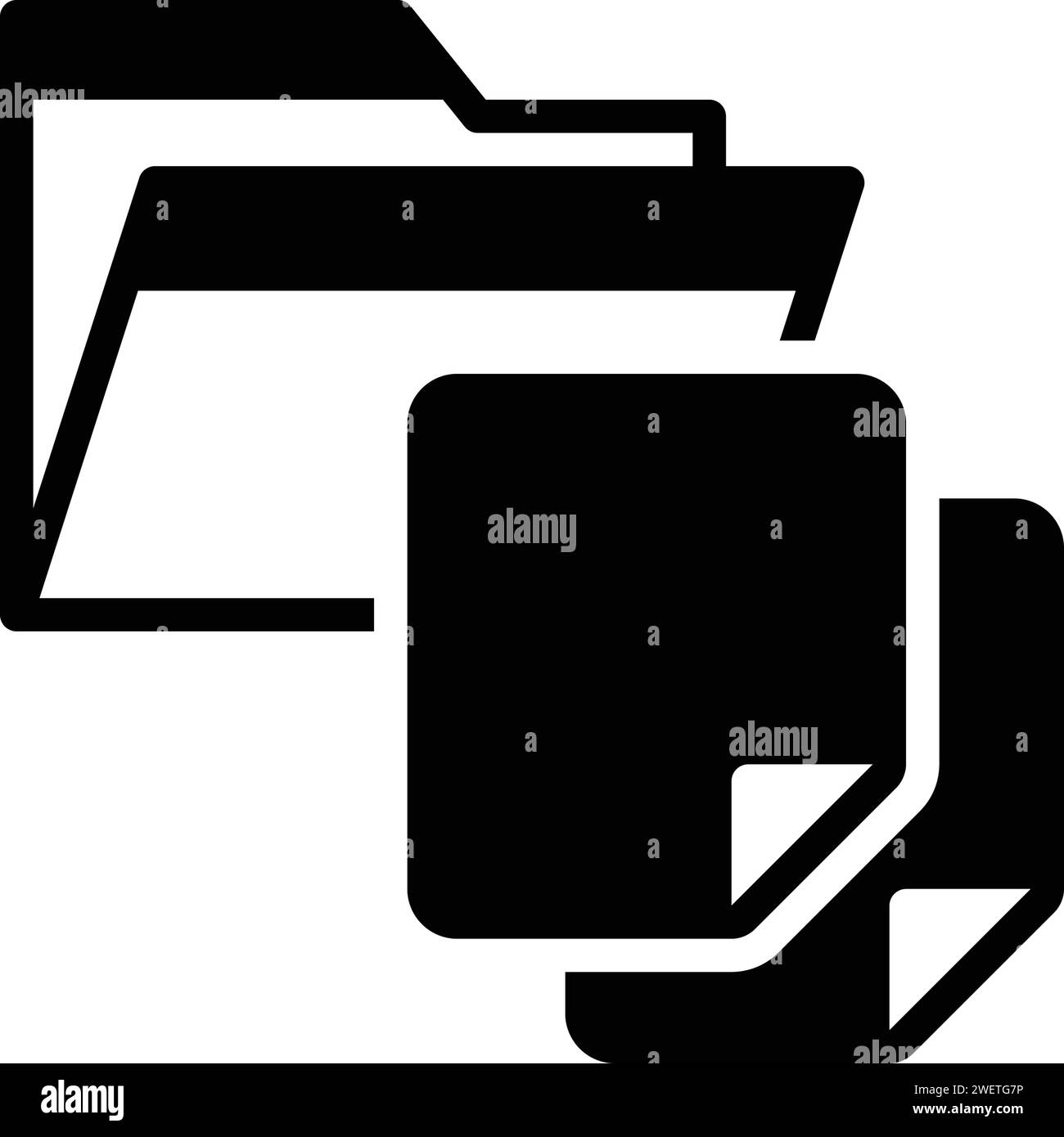 Icon for files,dossier Stock Vector Image & Art - Alamy