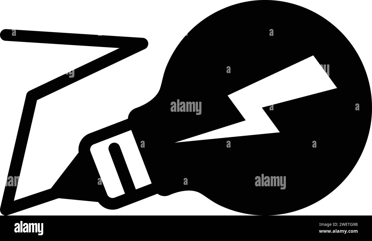 Icon for electricity,lightning Stock Vector Image & Art - Alamy