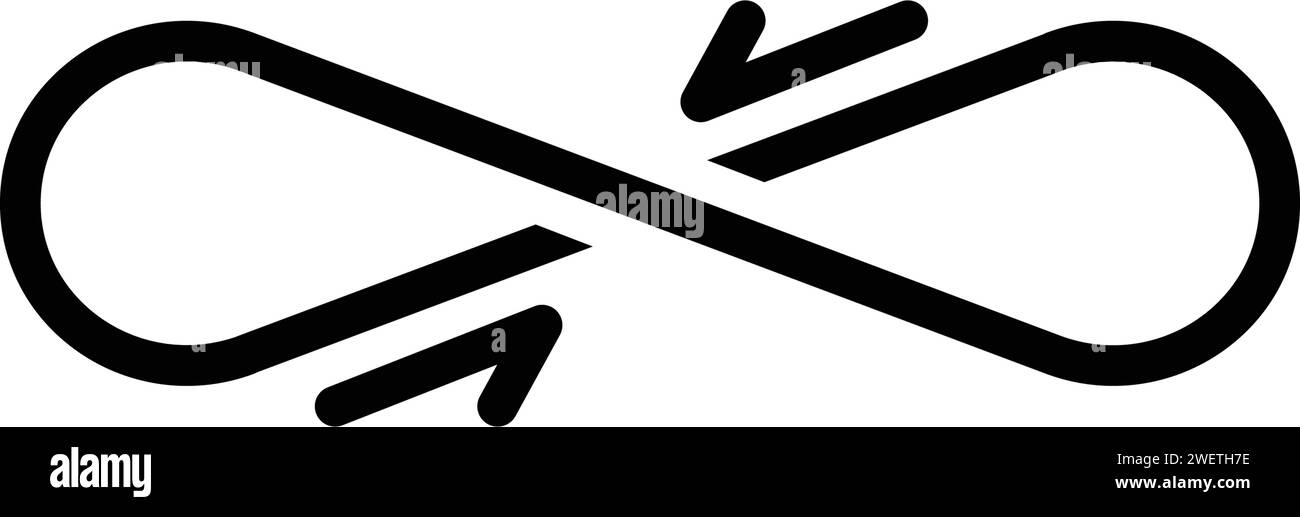 Icon for loop, infinity Stock Vector Image & Art - Alamy