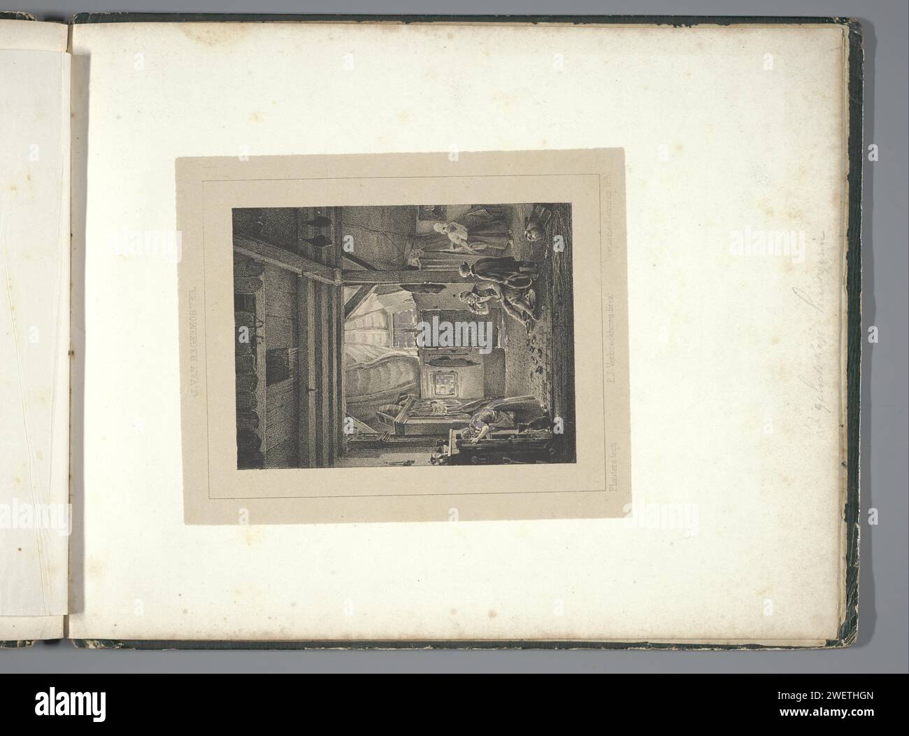 Twelve early lithographs produced hi-res stock photography and images ...