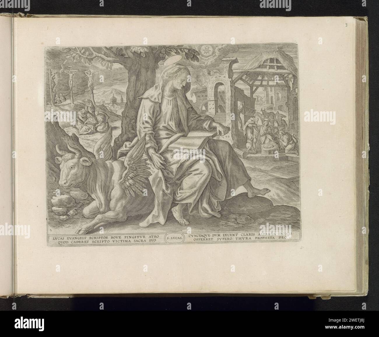 St luke writing gospel hi-res stock photography and images - Alamy