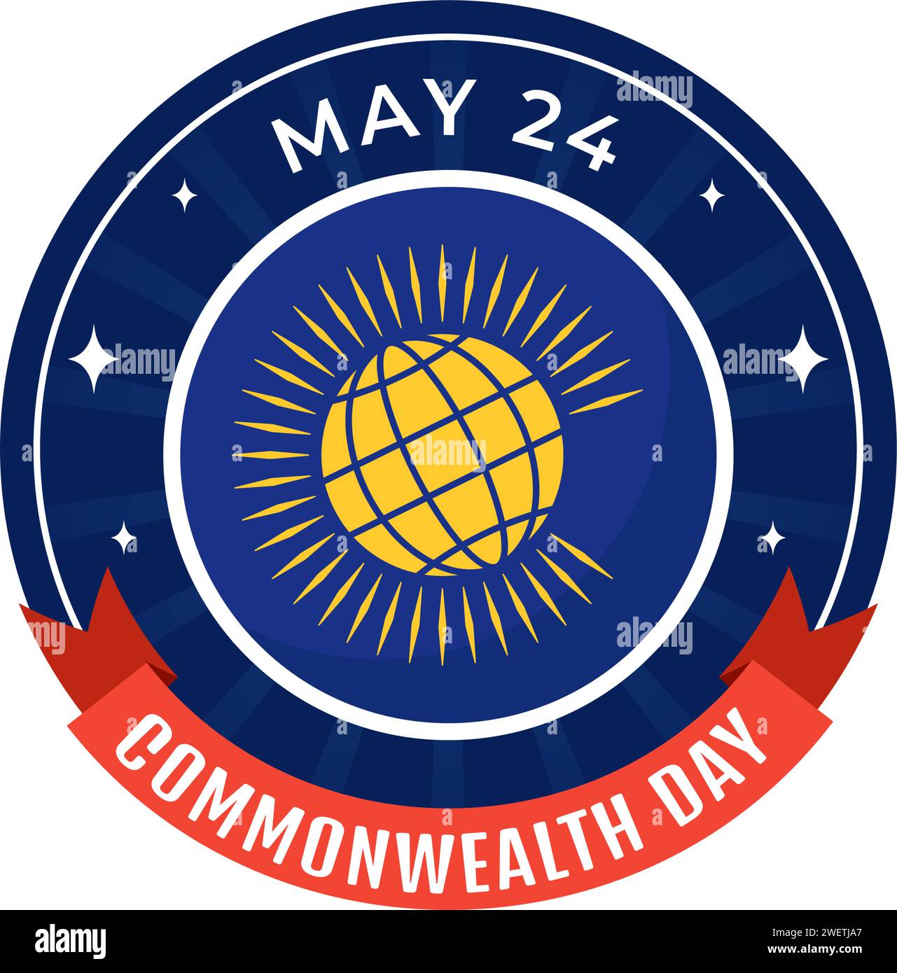 Commonwealth Day Vector Illustration on 24 may of Helps Guide ...