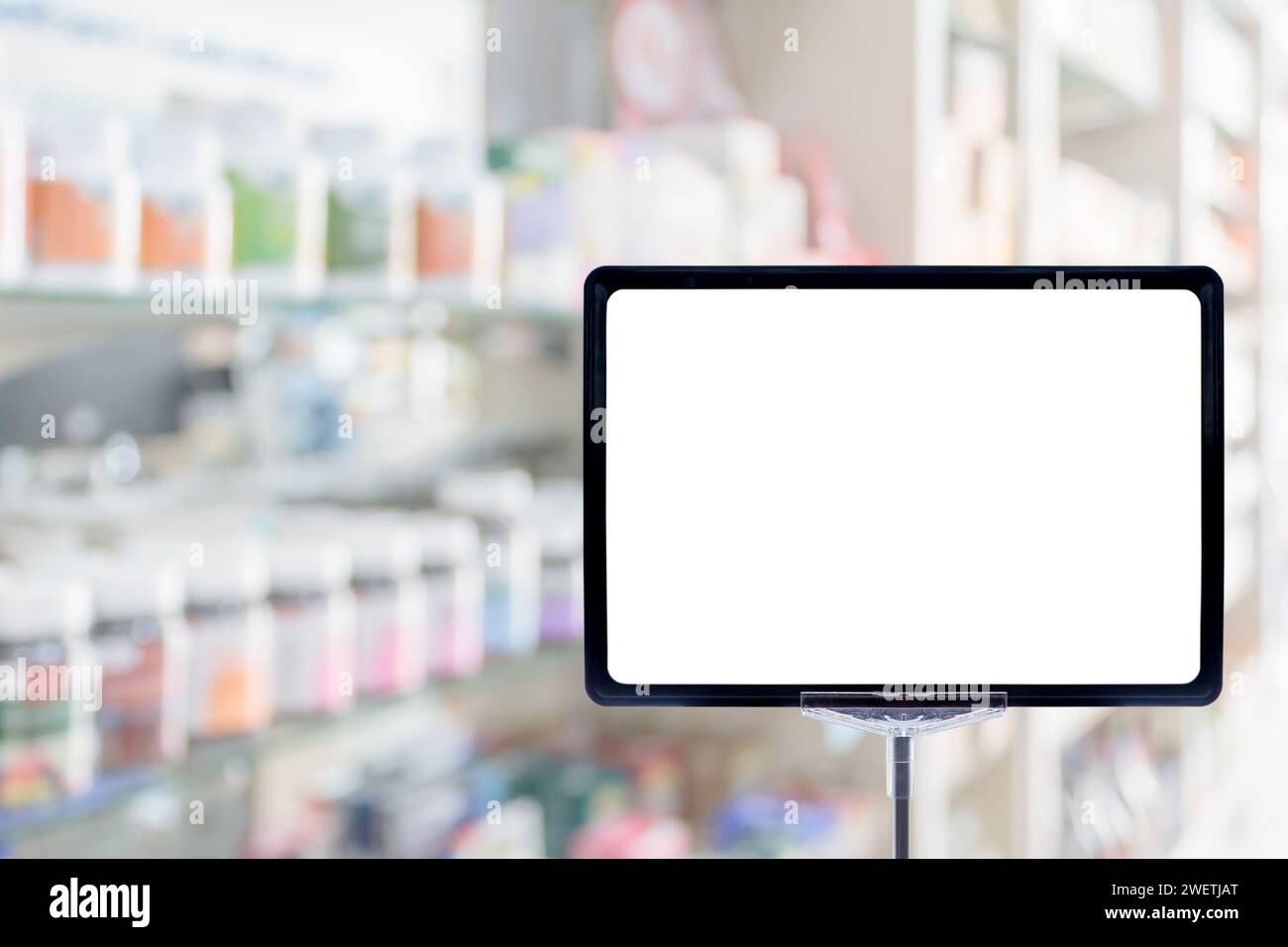 Pharmacy shelves poster hi-res stock photography and images - Alamy