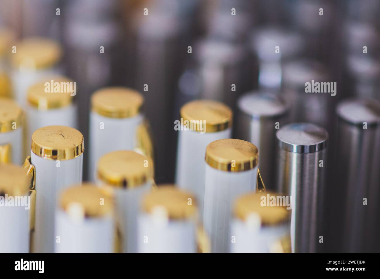 Vintage Typewriter in Close-Up Shot: Old-fashioned machine with metal ...