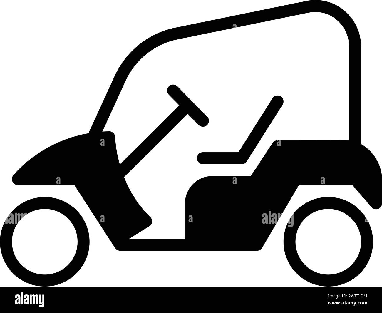Icon for golf cart,opened Stock Vector Image & Art - Alamy