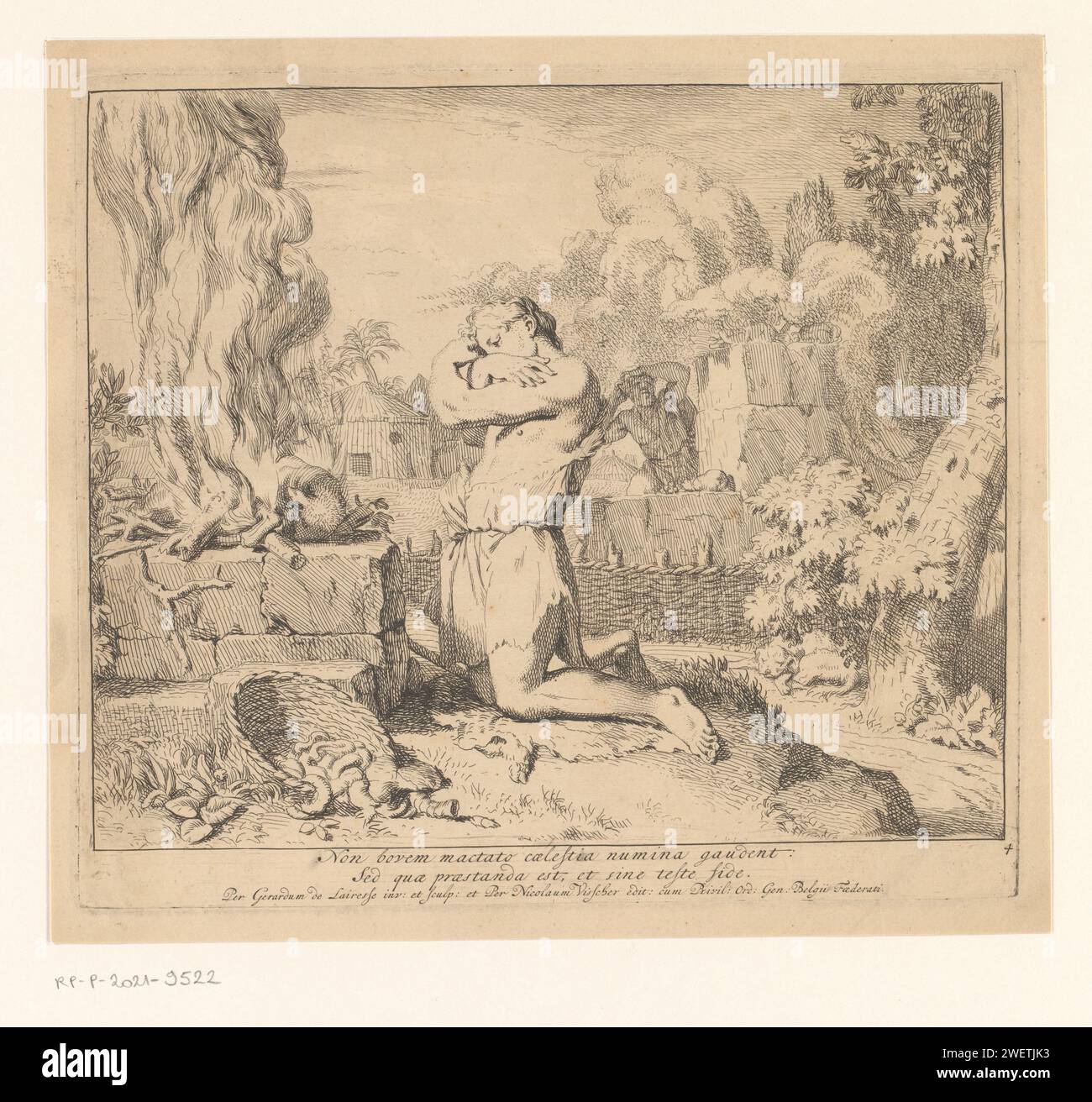 Offered Van Kain in Abel, Gerard de Lairesse, c. 1665 print Cain and ...