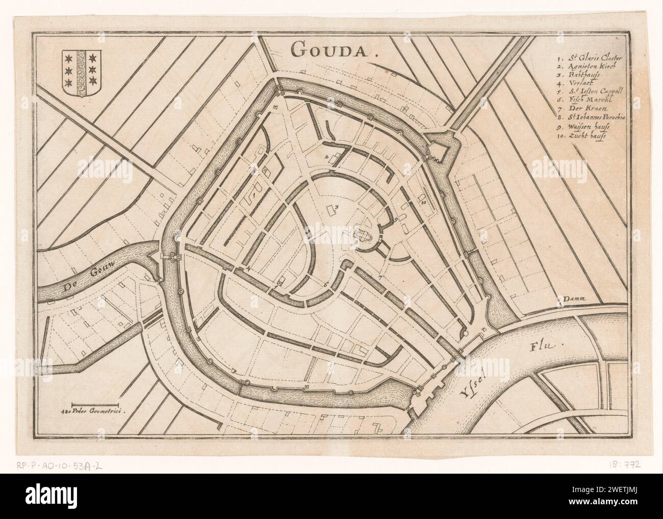 Map of gouda hi-res stock photography and images - Alamy