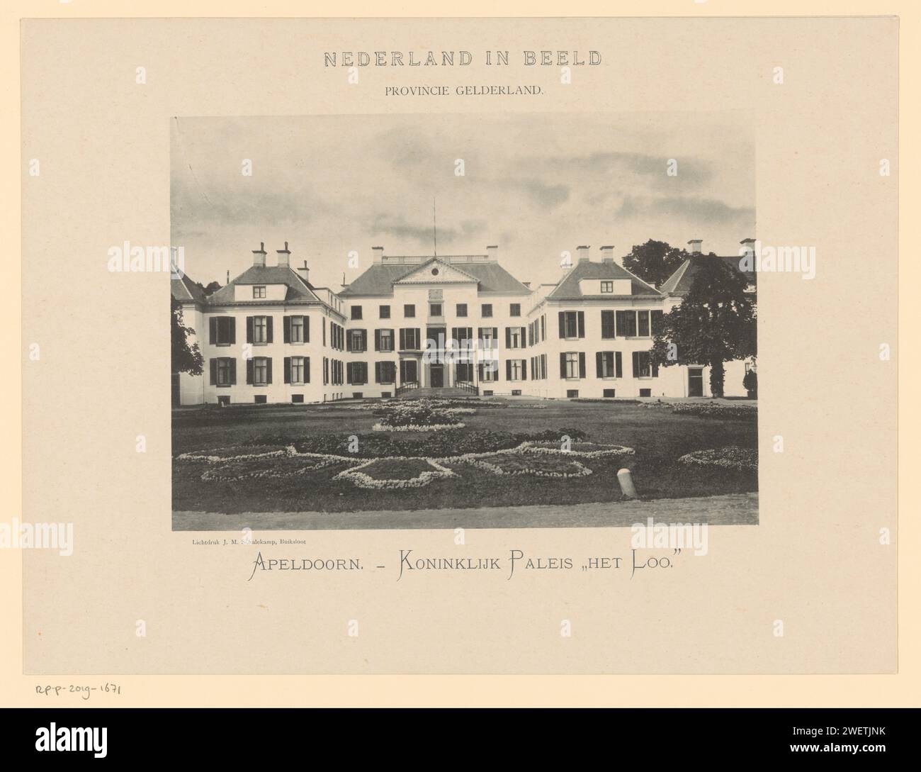 View of Palace Het Loo, Johan Marinus Schalekamp, 1880 - 1940 ...