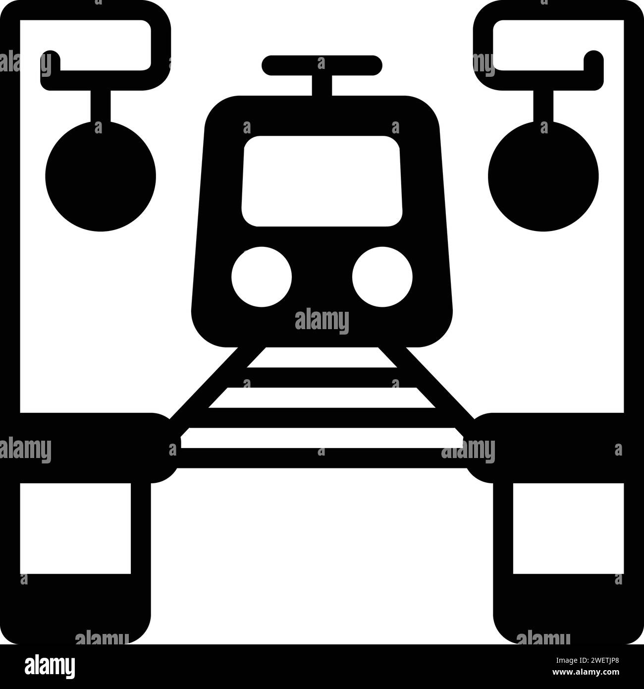 Platforms station Stock Vector Images - Alamy