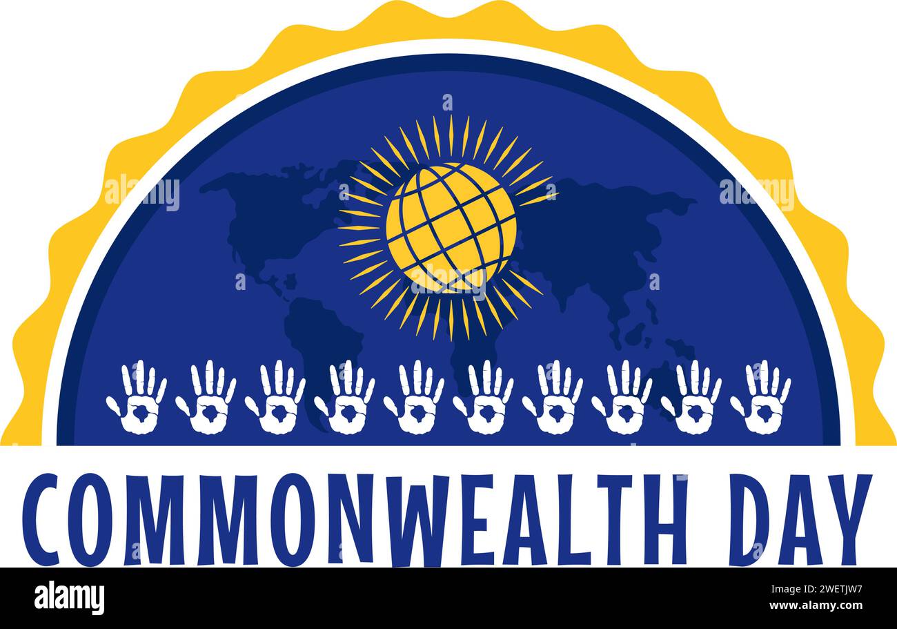 Commonwealth Day Vector Illustration on 24 may of Helps Guide ...