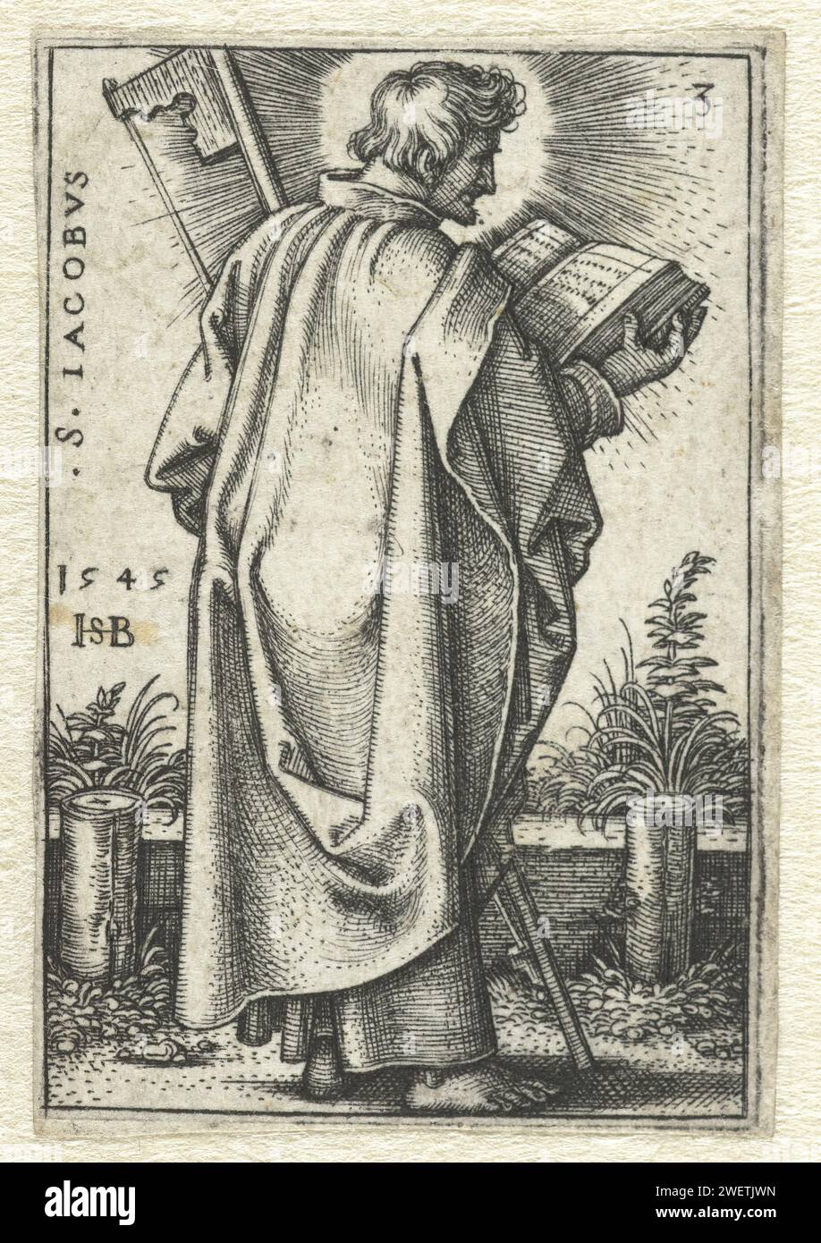 Jakobus de Mindere, Hans Sebald Beham, 1545 print paper engraving the ...