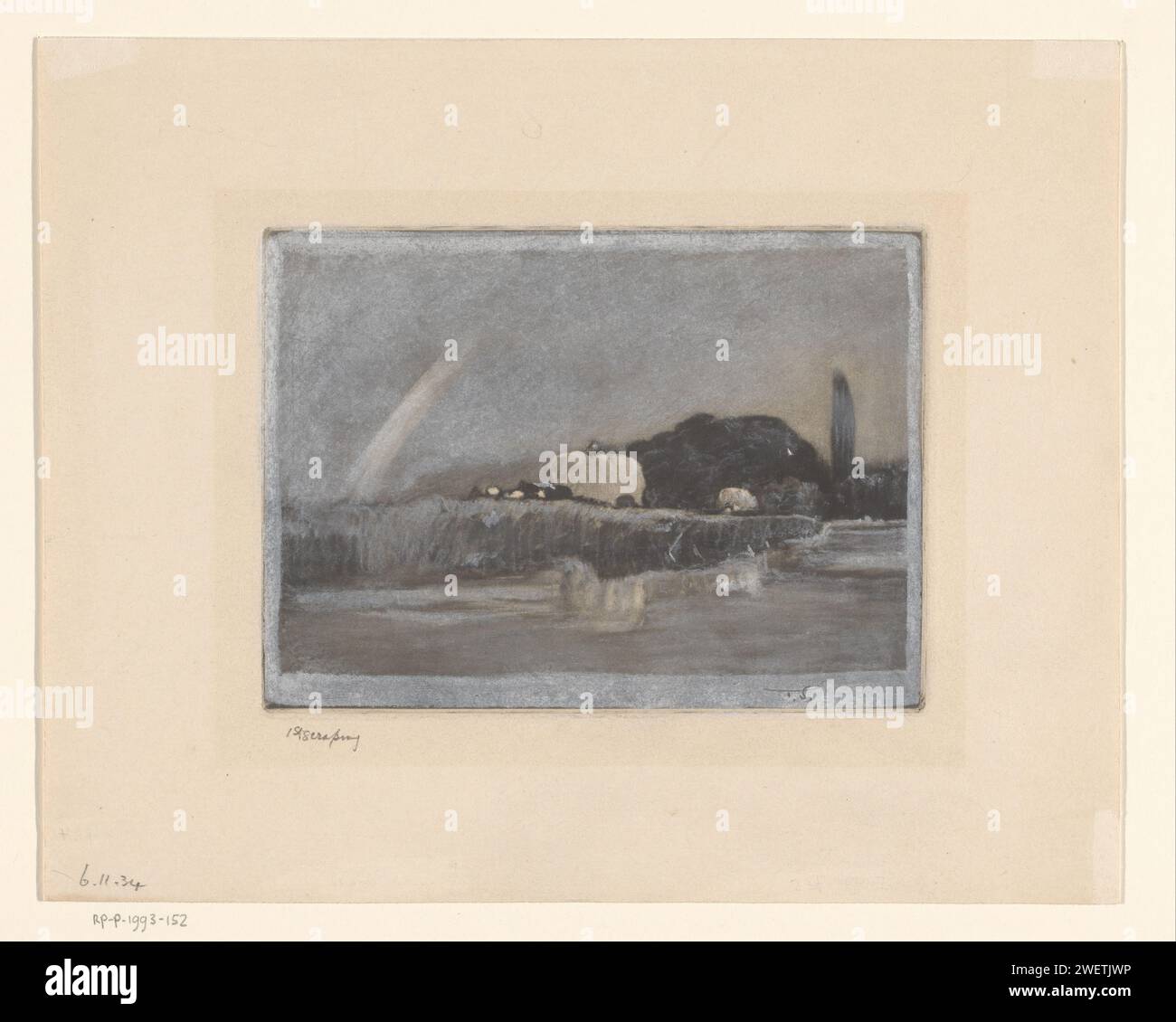 Balen Hay on Wagens on the banks of the Thames, Frank Short, After ...