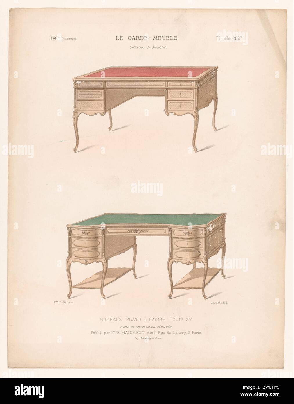 Drawers louis xv hi-res stock photography and images - Alamy