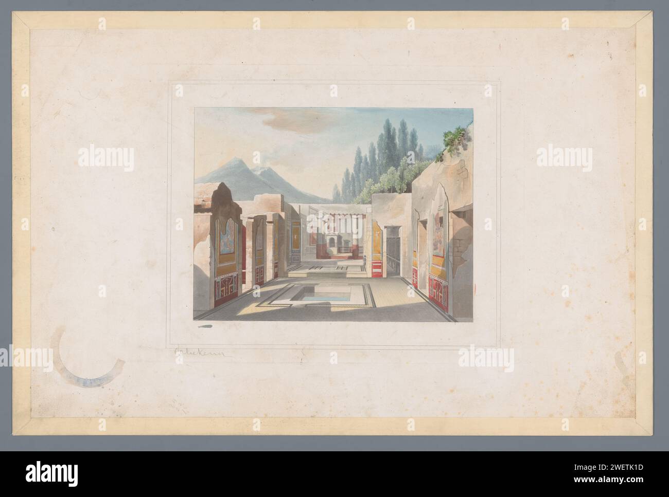 View of the ruins of Pompeii, Anonymous, c. 1850 - c. 1900 print ...