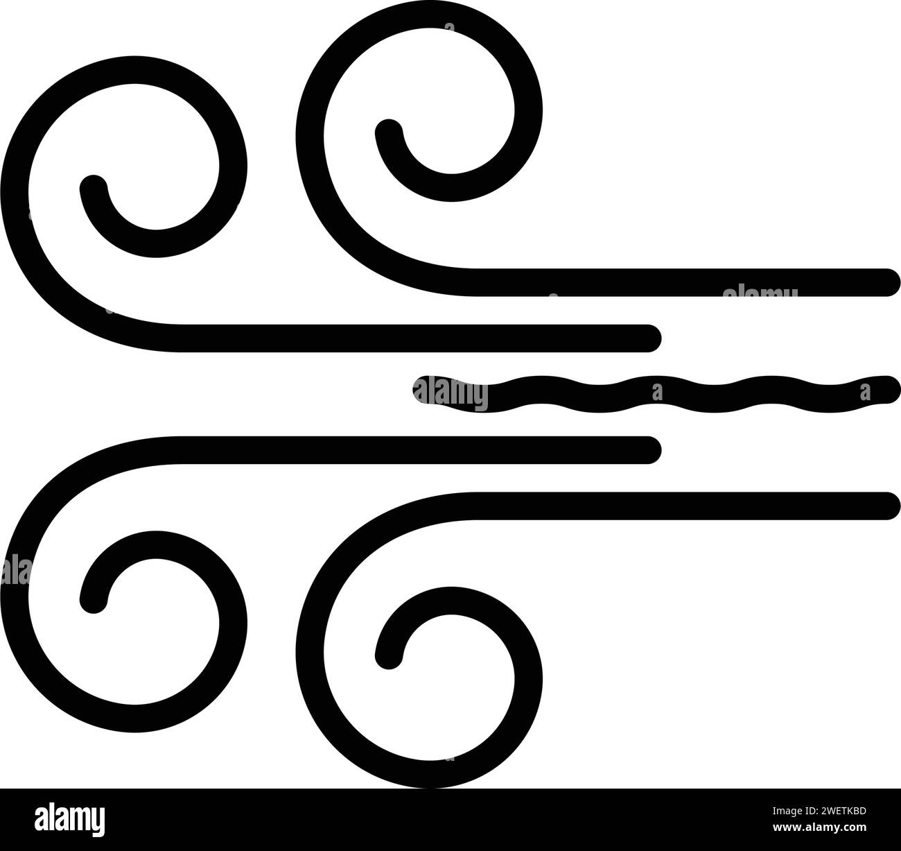 Air breeze Stock Vector Images - Alamy