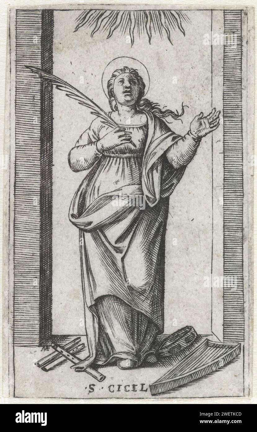 Virgin martyr cecilia rome hi-res stock photography and images - Alamy