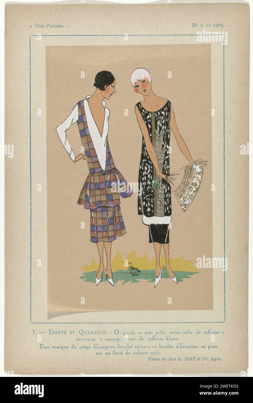 Very Parisian, 1925, no. 1, pl.7.- thirty and forty., 1925 On the left ...