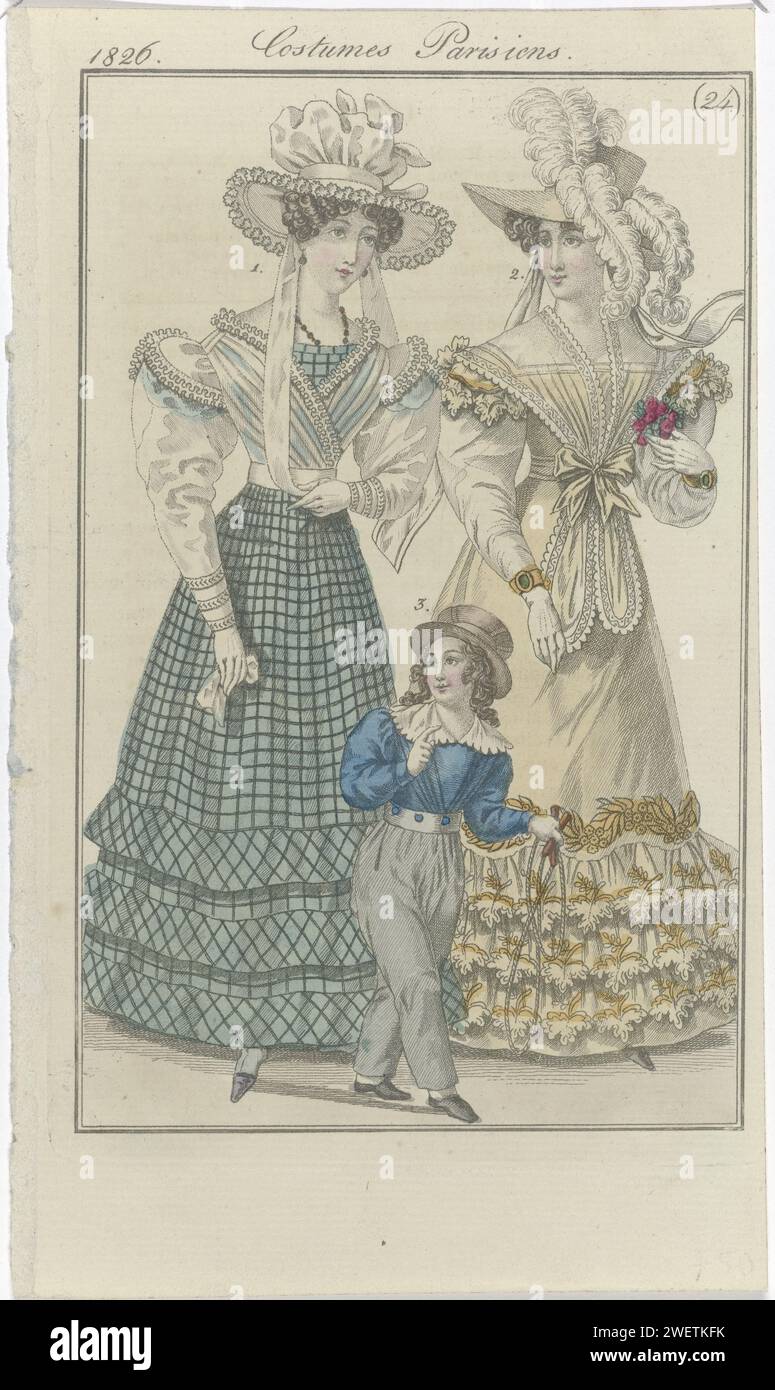 Journal of the ladies and fashions, editis Frankfurt 1826, Parisian ...