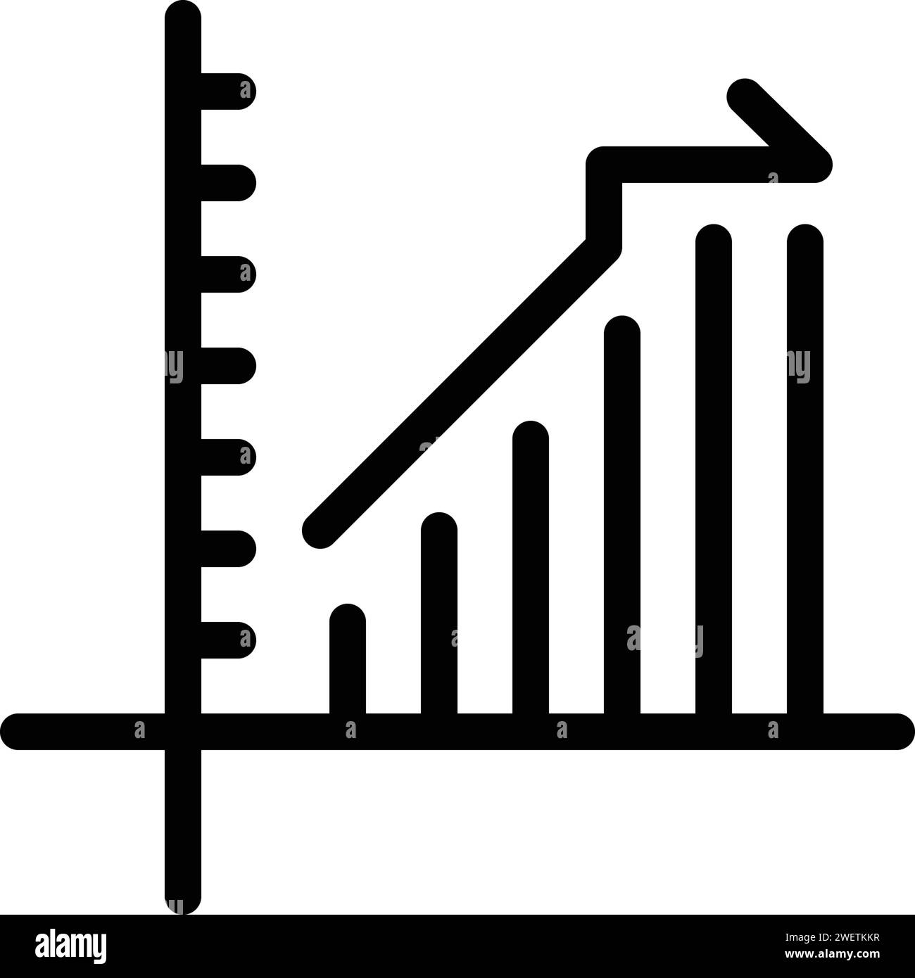 Progress graphs Black and White Stock Photos & Images - Alamy