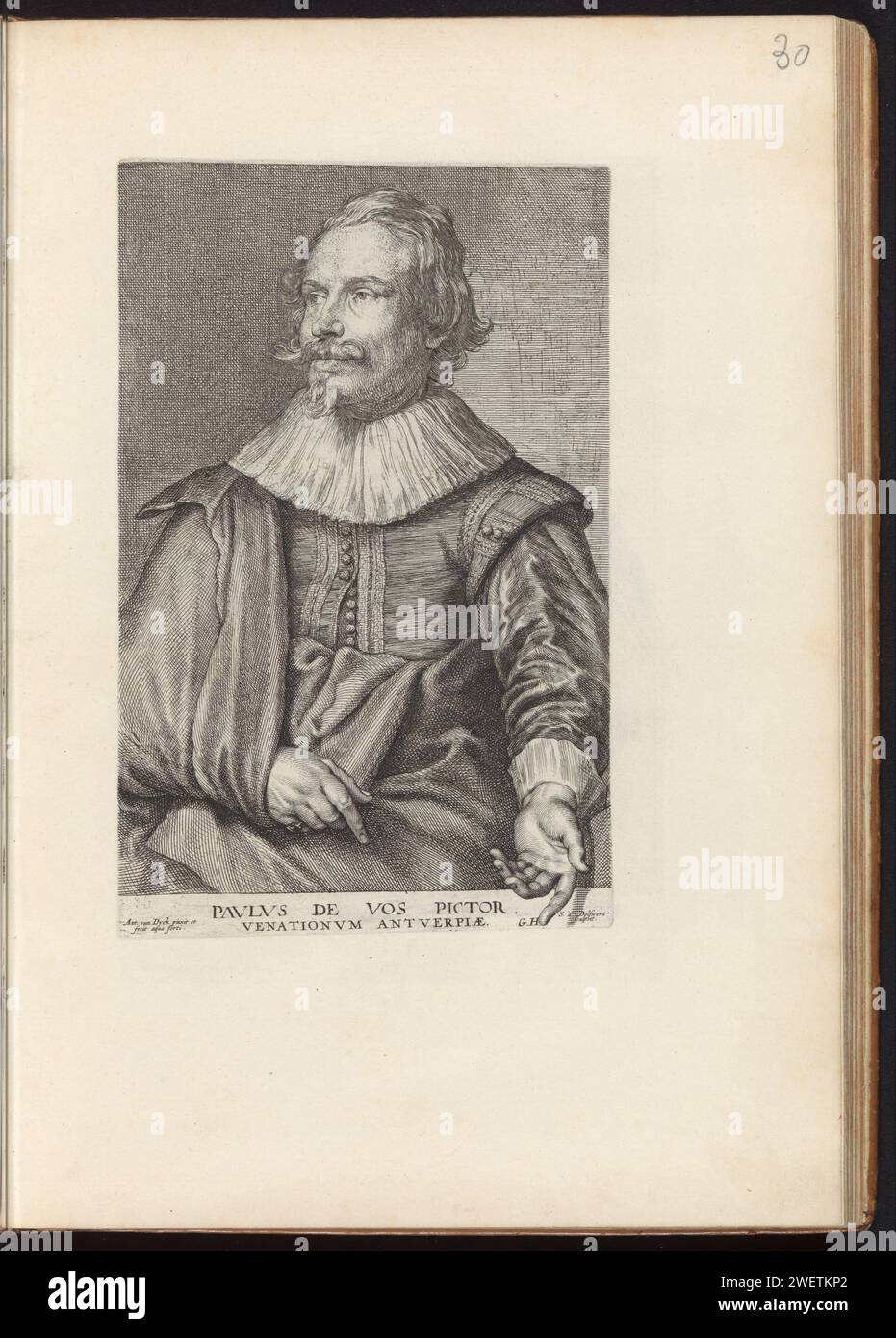 Portrait of the painter Paul de Vos, 1645 - 1646 print This print is ...