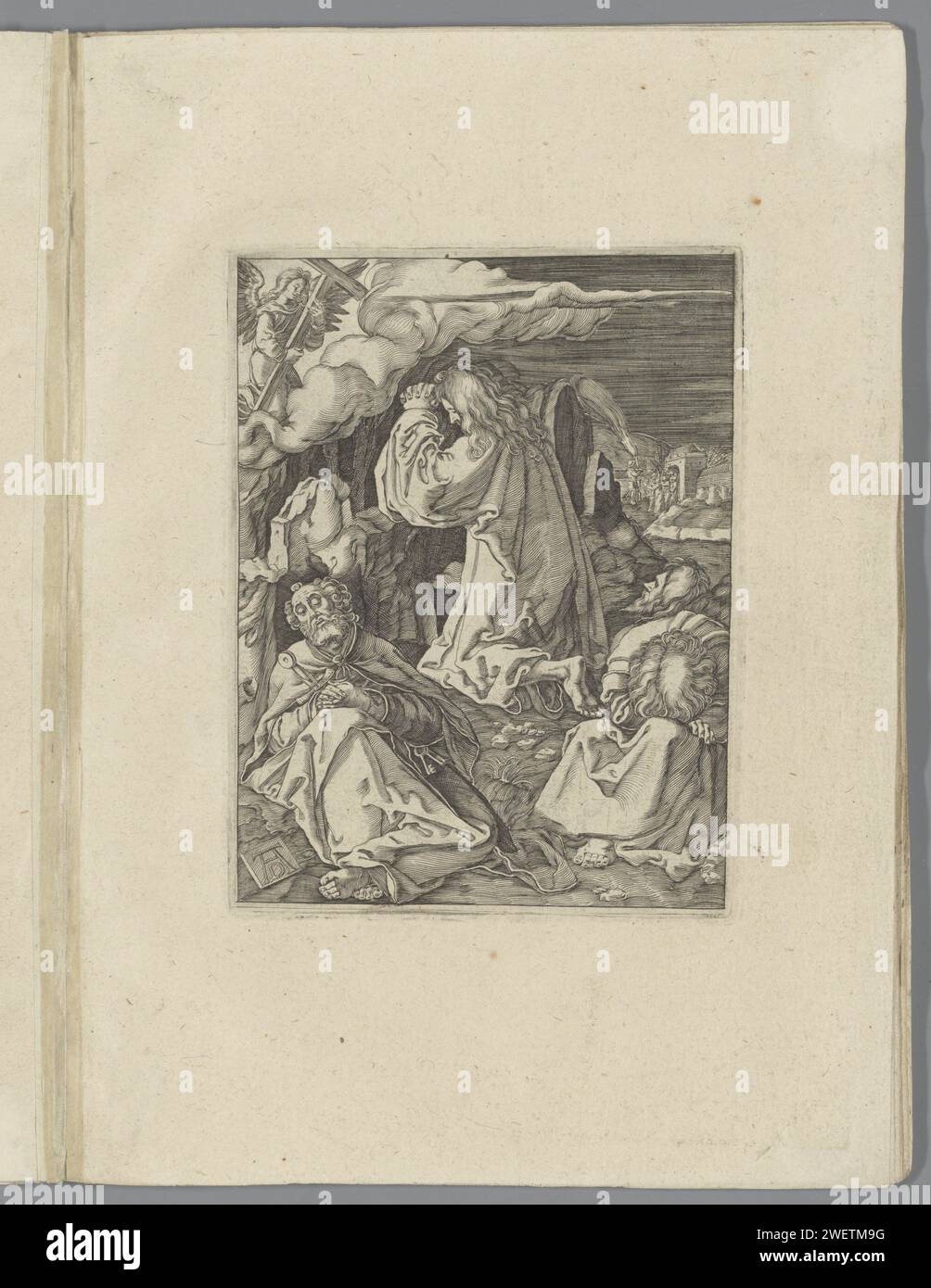 Christ in the Court of Getsemane, 1610 - 1620 print Christ prays in the ...