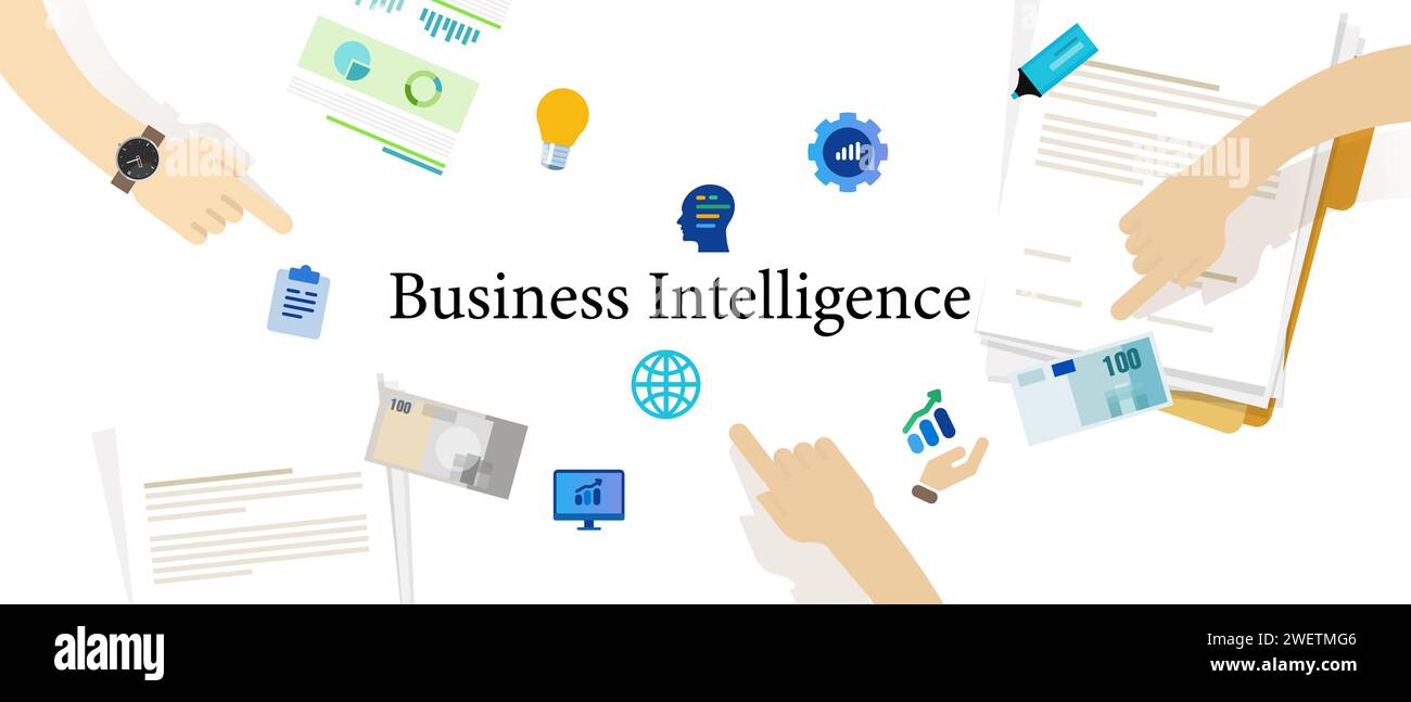 Business intelligence analysis data information management for company ...