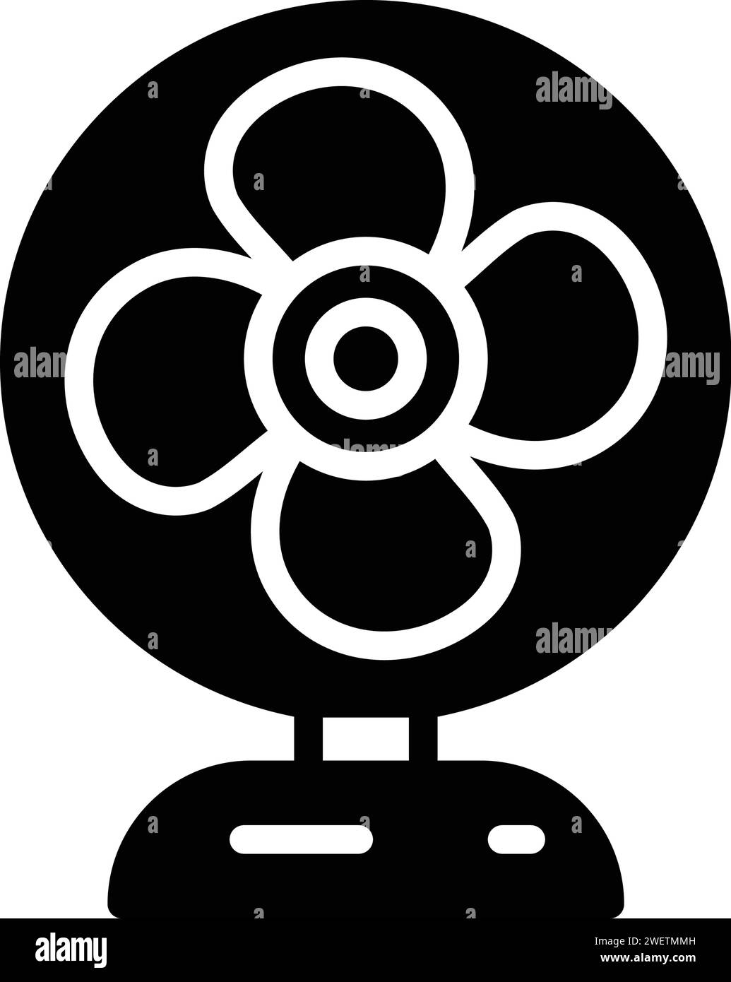 Fan icon logo Black and White Stock Photos & Images - Alamy