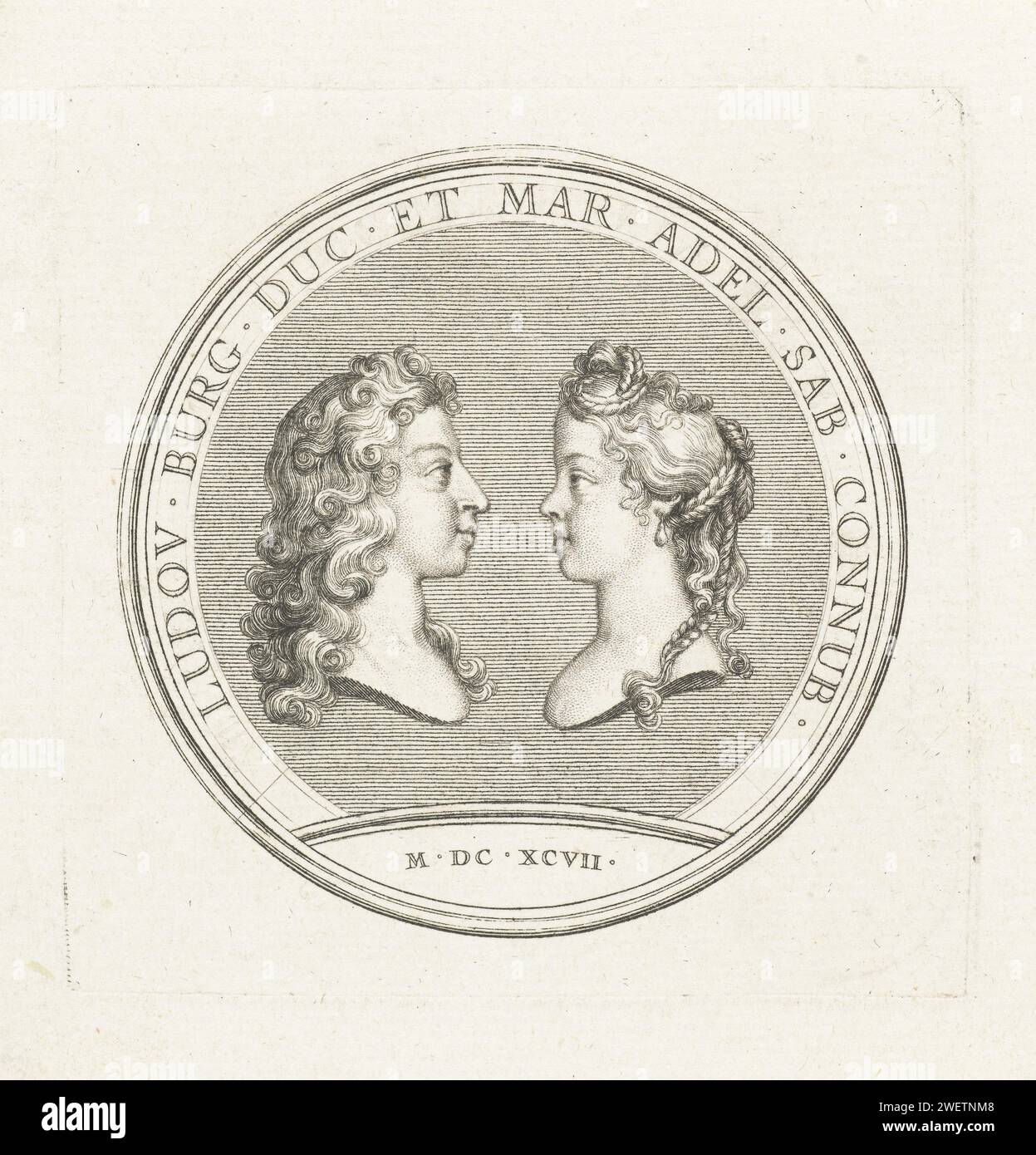 Penning with Bustes of the Duke and Duchess of Burgundy, Gerard ...