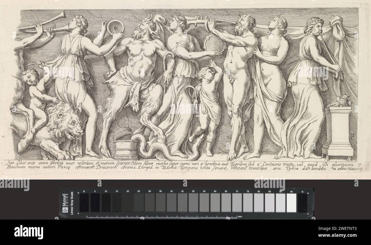 Relief with Bacchus triumph, François Perrier, 1645 print Relief with a ...