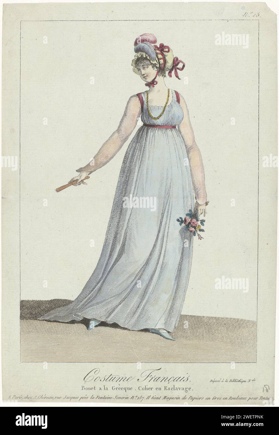 French costume, then new Parisian costume 1799-1810, No. 13: Bonet to ...