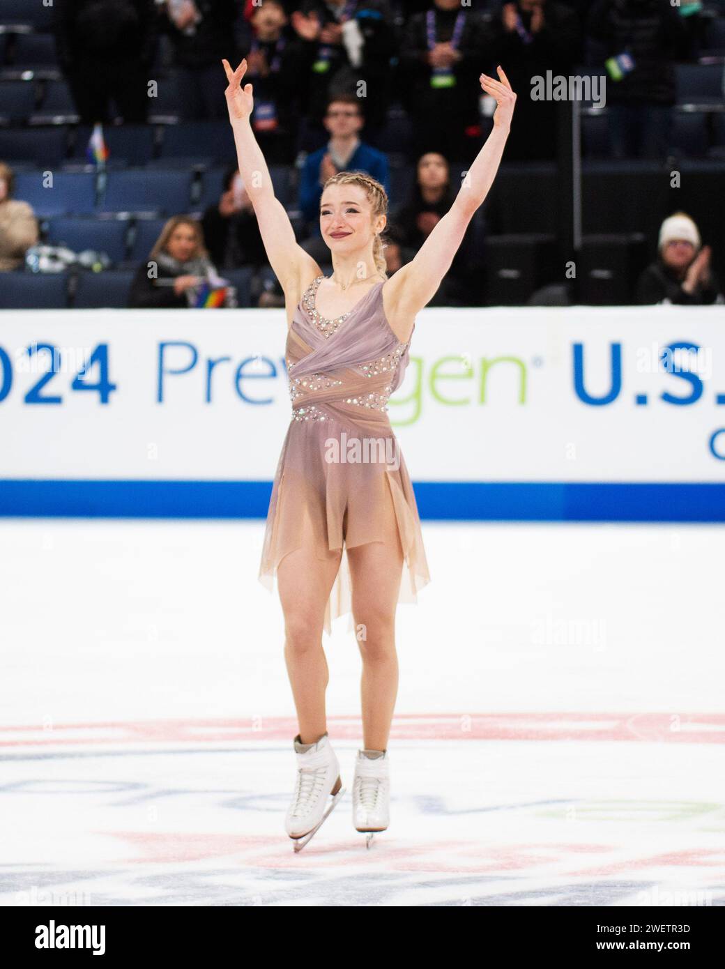 Columbus, Ohio, United States. 26th January, 2024. Amber Glenn wins the ...